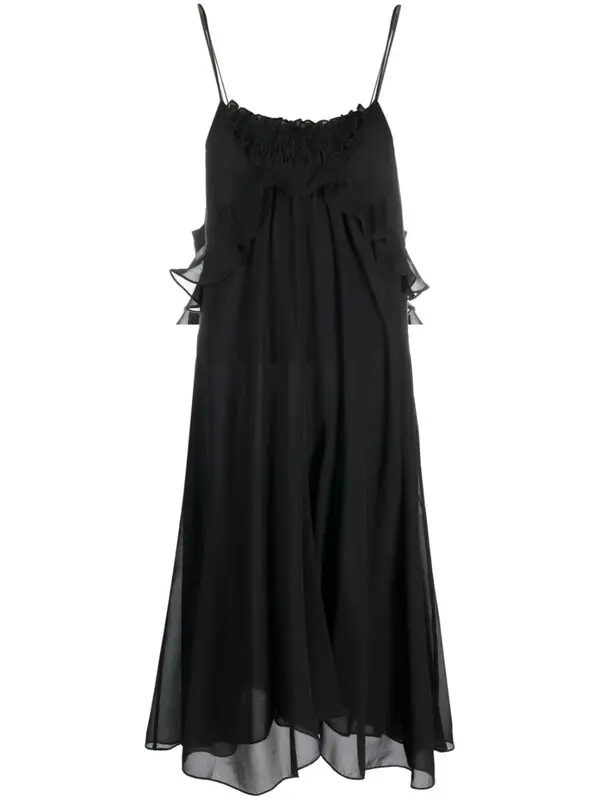 Isabel Marant Étoile Teza Silk Midi Dress