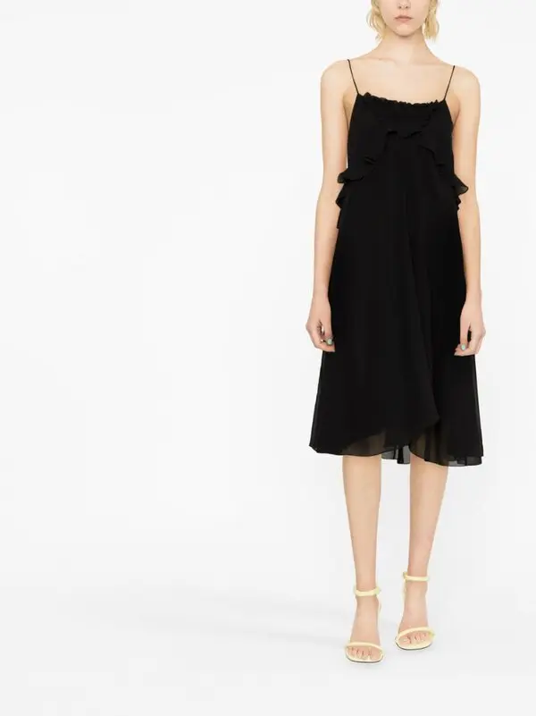 Isabel Marant Étoile Teza Silk Midi Dress