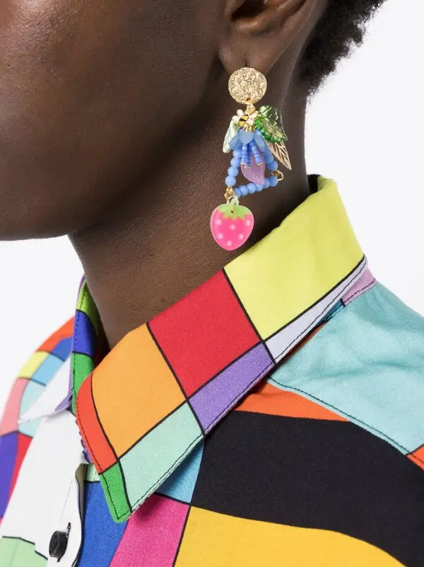 AMIR SLAMA Charm-detail Drop Earrings