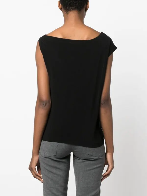 Norma Kamali Asymmetric Top - Black