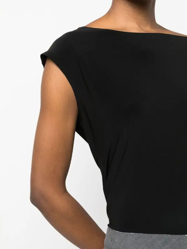 Norma Kamali Asymmetric Top - Black
