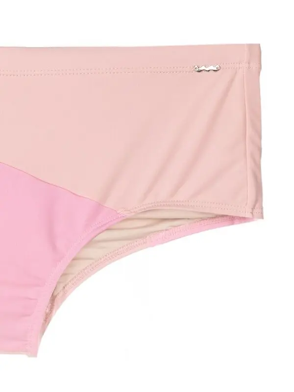 AMIR SLAMA Panelled Swim Trunks - Pink