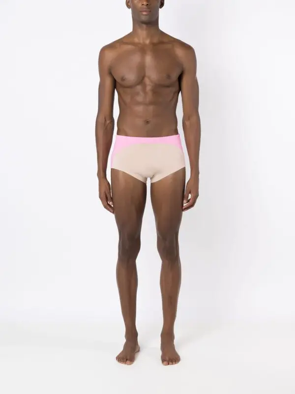 AMIR SLAMA Panelled Swim Trunks