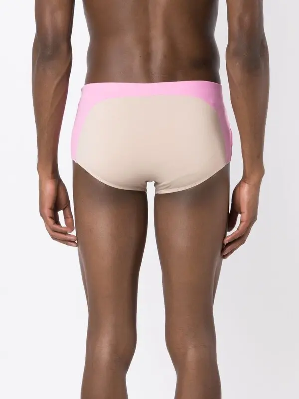 AMIR SLAMA Panelled Swim Trunks