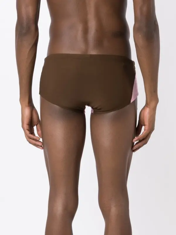 AMIR SLAMA Panelled Swim Trunks