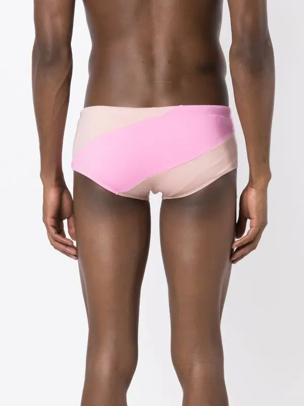 AMIR SLAMA Panelled Swim Trunks