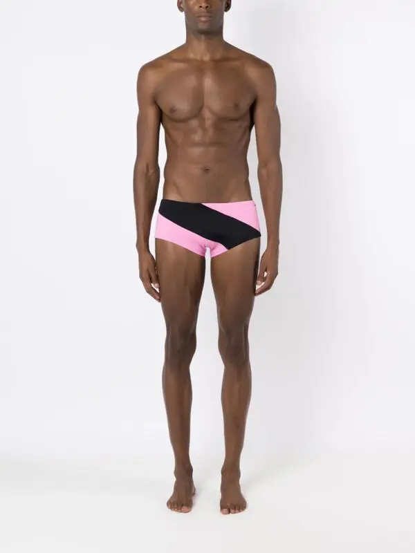 AMIR SLAMA Panelled Swim Trunks