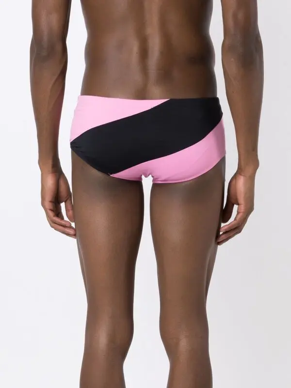 AMIR SLAMA Panelled Swim Trunks