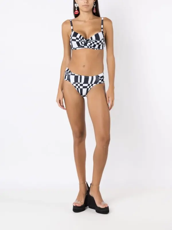 AMIR SLAMA Geometric-print Two-piece Set
