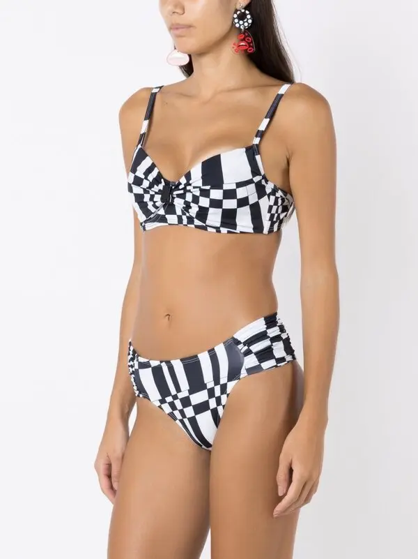 AMIR SLAMA Geometric-print Two-piece Set