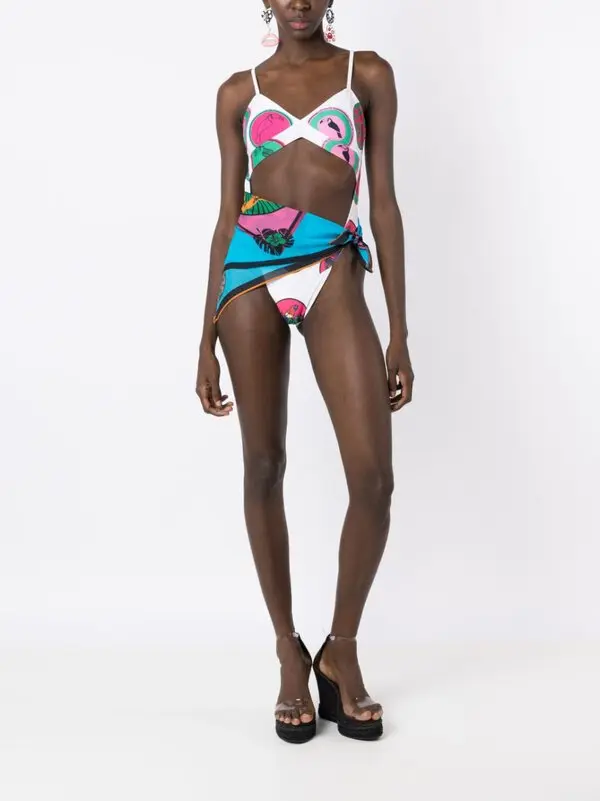 AMIR SLAMA Graphic-print Sarong