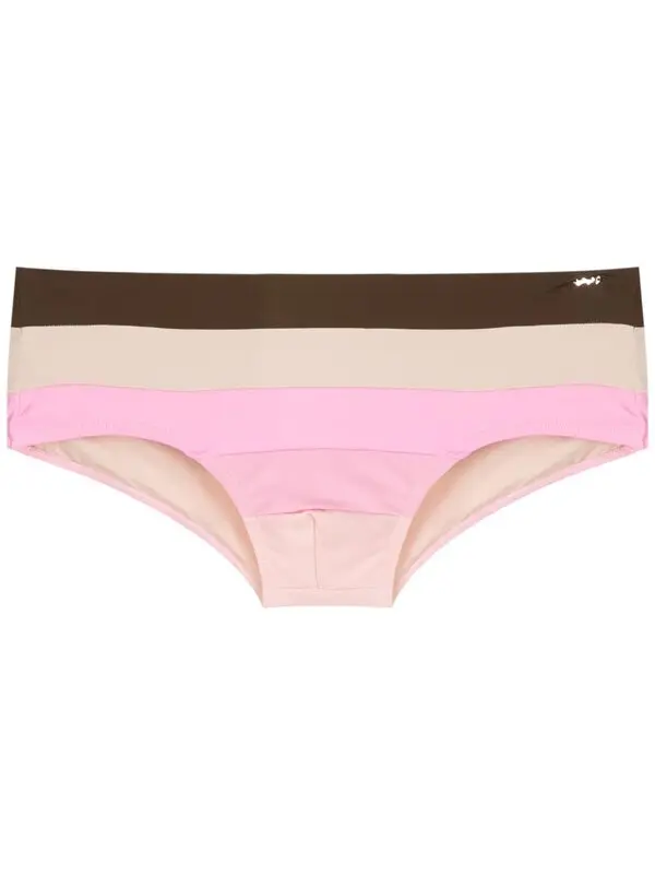 AMIR SLAMA Panelled Swim Trunks - Pink