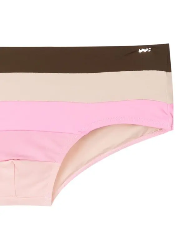 AMIR SLAMA Panelled Swim Trunks - Pink