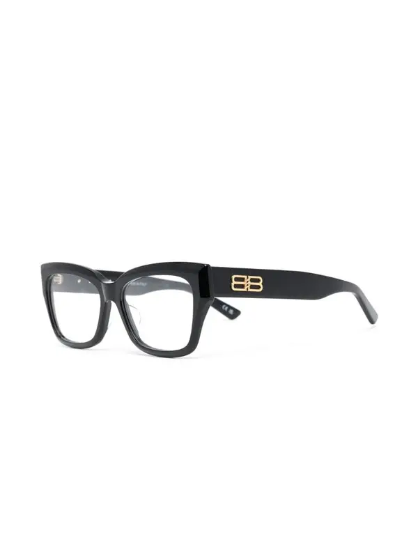 Balenciaga Logo Plaque Cat-eye Glasses