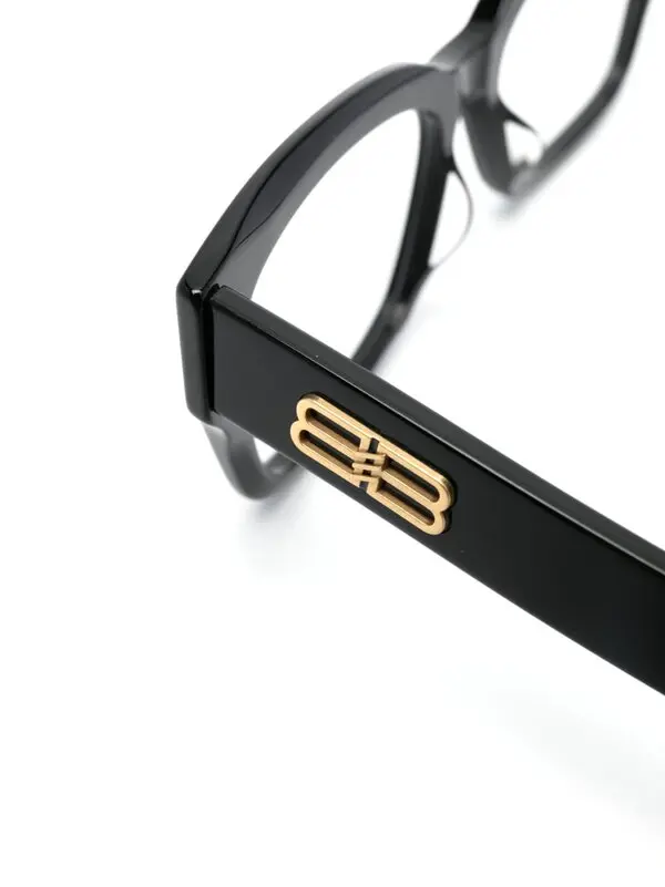 Balenciaga Logo Plaque Cat-eye Glasses