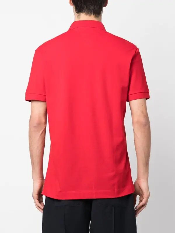 Lacoste Logo-patch Cotton Polo Shirt