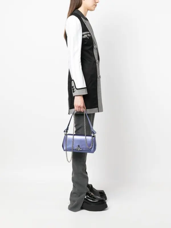 VIVIENNE WESTWOOD Hazel Leather Shoulder Bag