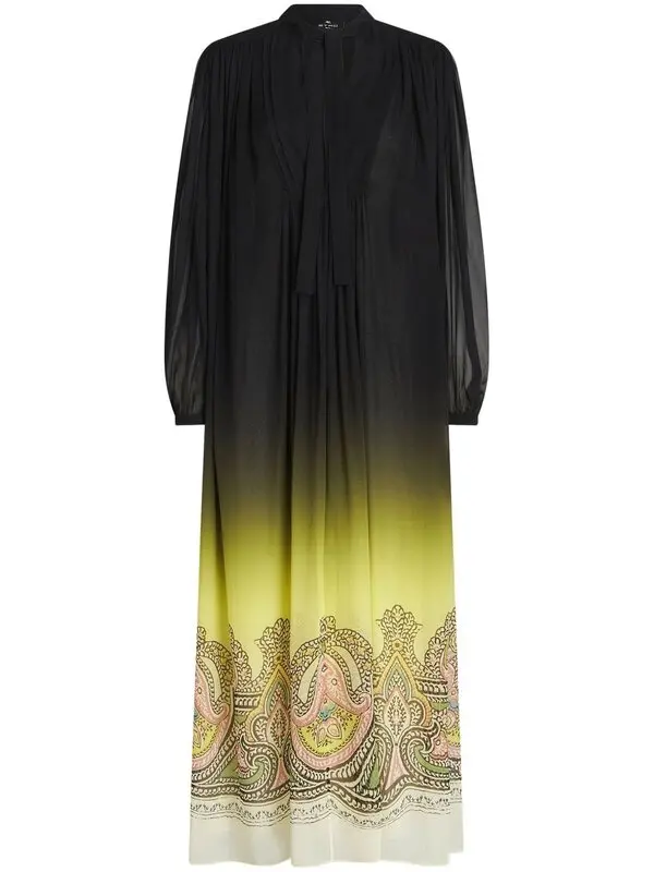 Etro Paisley-print Silk Dress