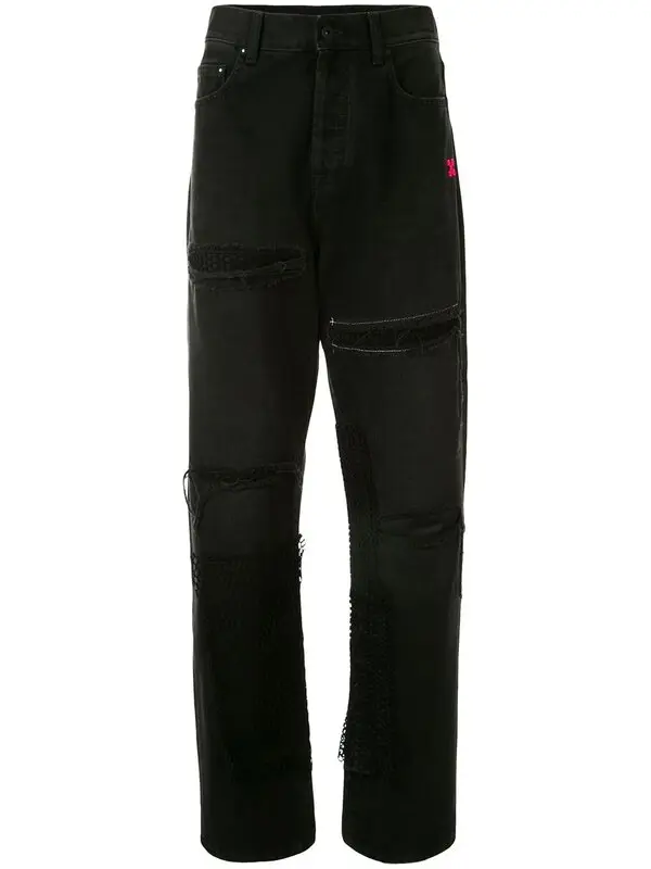 Off-White Ripped Arrows-logo Jeans