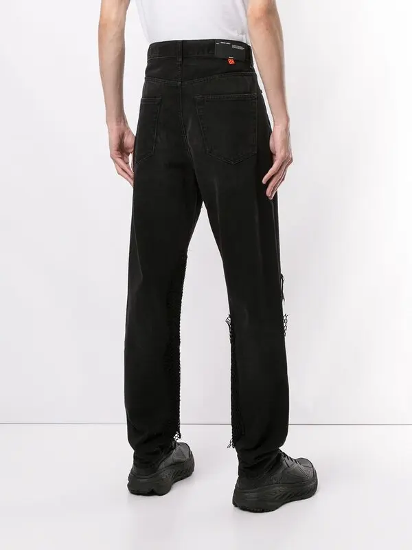 Off-White Ripped Arrows-logo Jeans
