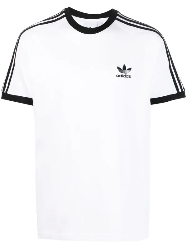 Adidas Logo-print Cotton T-shirt - White