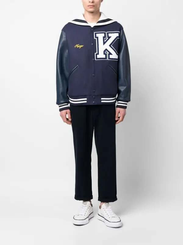 Kenzo Logo-patch Bomber Jacket