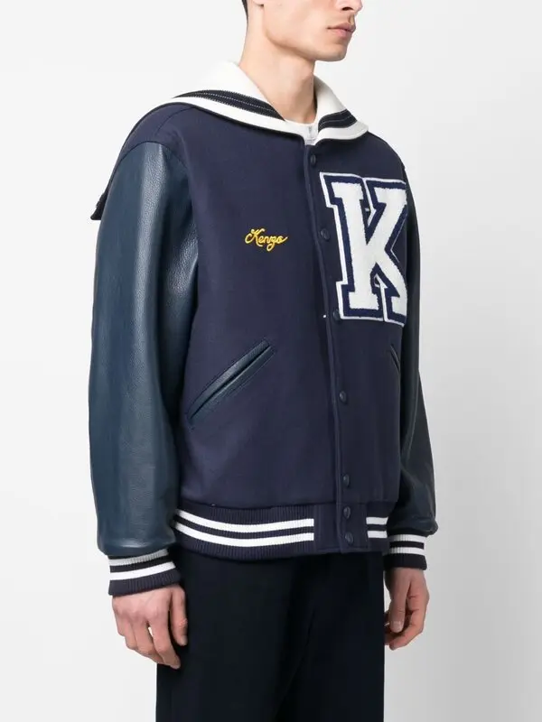 Kenzo Logo-patch Bomber Jacket