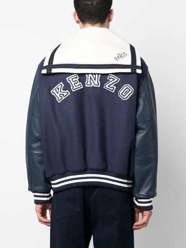Kenzo Logo-patch Bomber Jacket