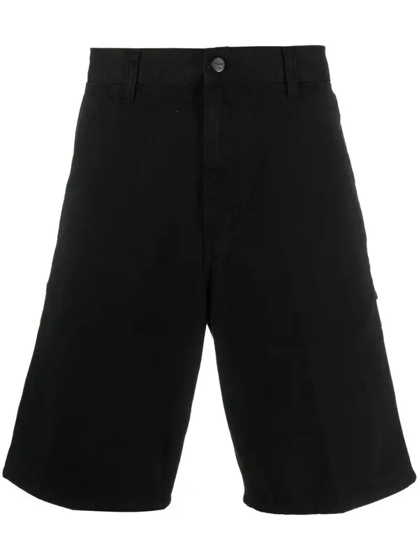 Carhartt Work In Progress Single Knee Cotton Shorts - Black