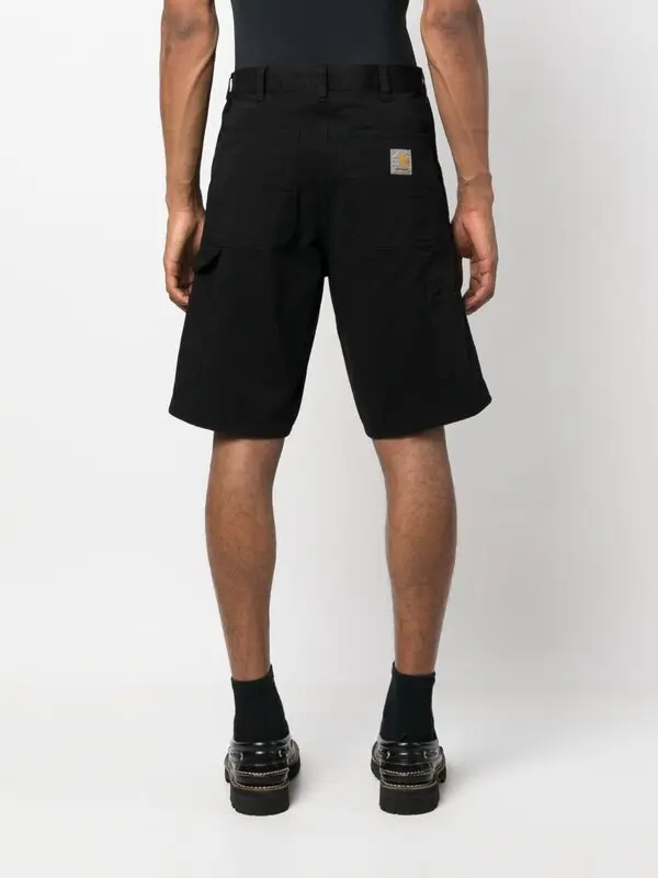 Carhartt Work In Progress Single Knee Cotton Shorts - Black