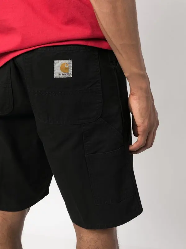 Carhartt Work In Progress Single Knee Cotton Shorts - Black