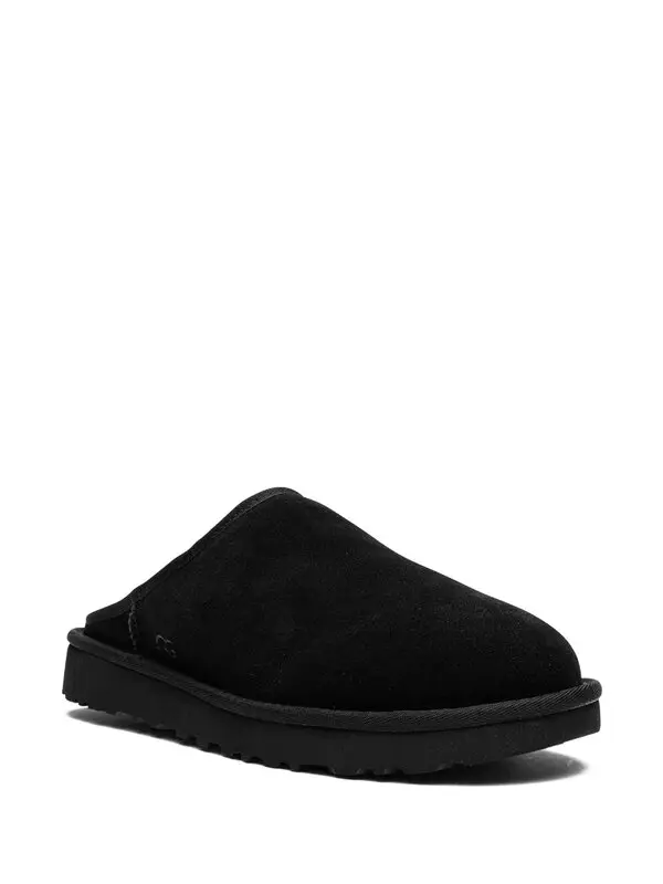 UGG Classic Slip-on Suede Slides - Black