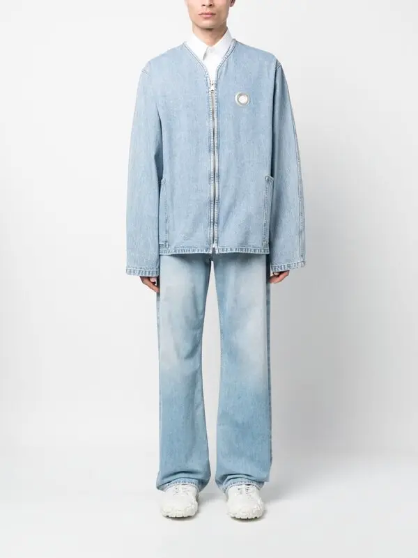 CRAIG GREEN Zip-up Denim Jacket