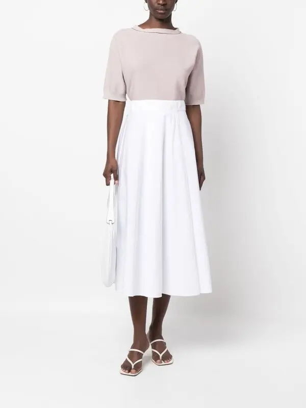 Fabiana Filippi Ball-chain Detail Fine-knit Top - Pink