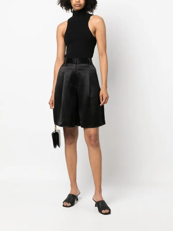 BY MALENE BIRGER High-waist Satin Shorts
