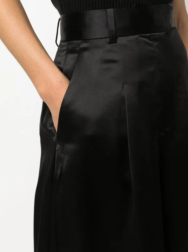 BY MALENE BIRGER High-waist Satin Shorts