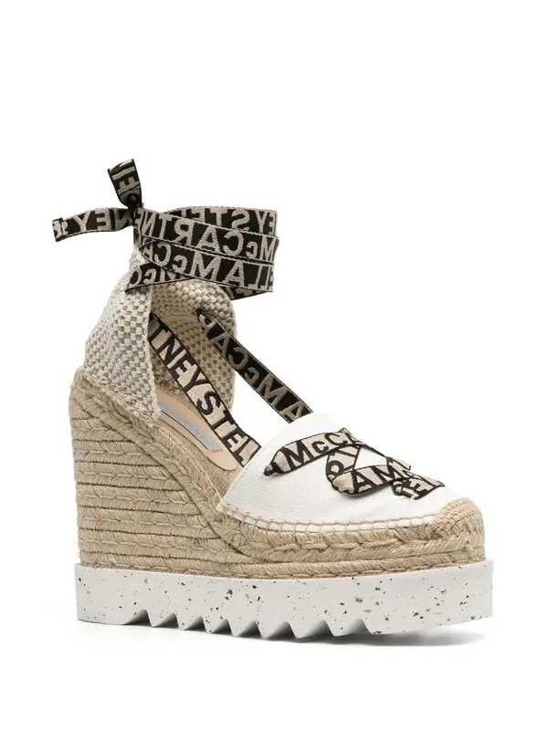 Stella McCartney Gaia 140mm Wedge Espadrilles