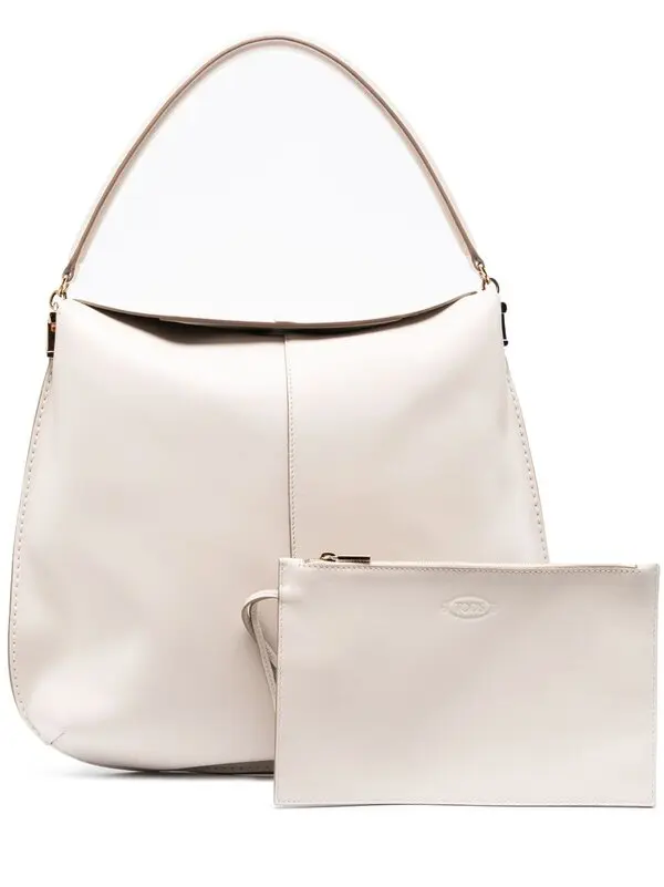 TOD'S T Case Leather Tote Bag