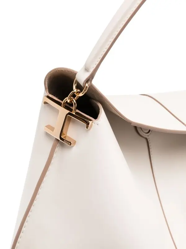 TOD'S T Case Leather Tote Bag
