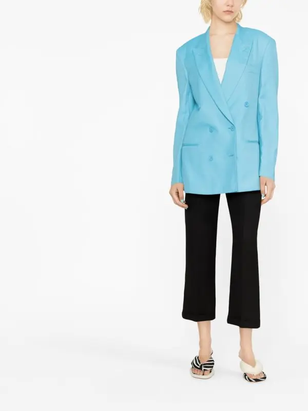 Stella McCartney Double-breasted Peak Lapel Blazer