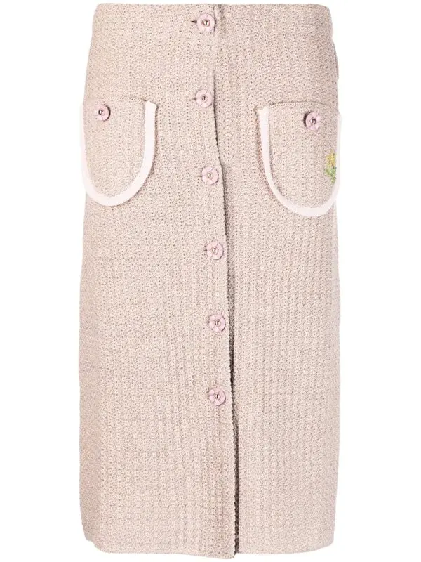 CORMIO Lucia Midi Skirt - Pink