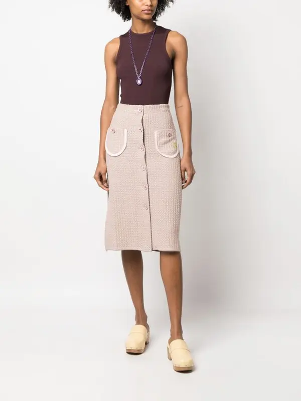 CORMIO Lucia Midi Skirt - Pink