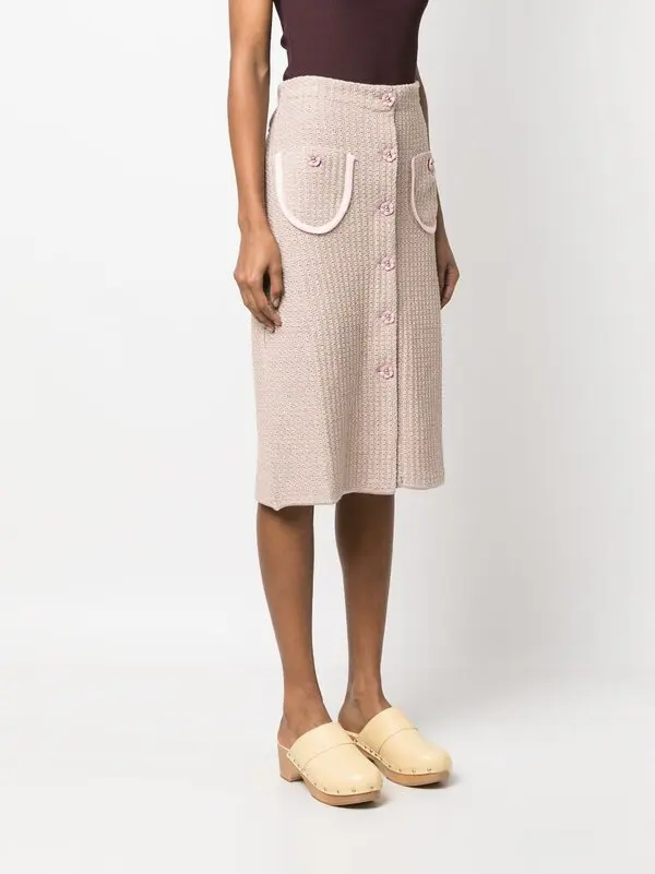 CORMIO Lucia Midi Skirt - Pink