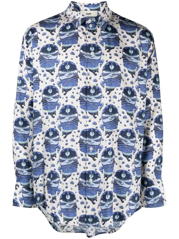 GMBH Graphic-print Long-sleeve Shirt