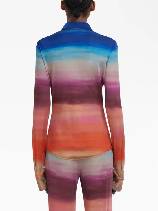 Marni Gradient Effect Long Sleeve Shirt