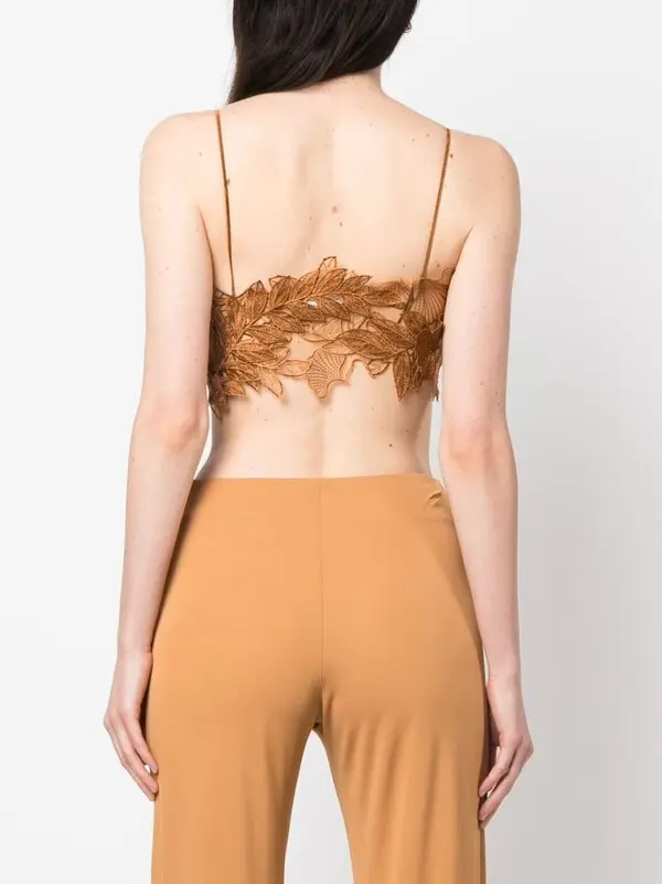 Alberta Ferretti Asymmetrical Sleeveless Top