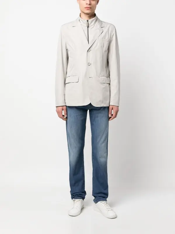 Herno Buttoned-up Single-breasted Blazer