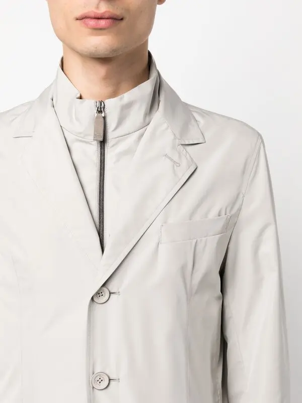 Herno Buttoned-up Single-breasted Blazer