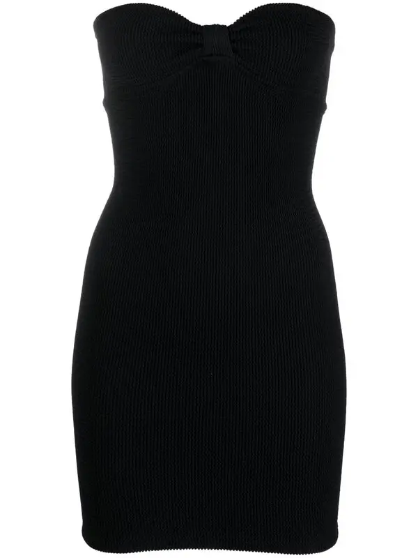 REINA OLGA Master Tigress Strapless Mini Dress