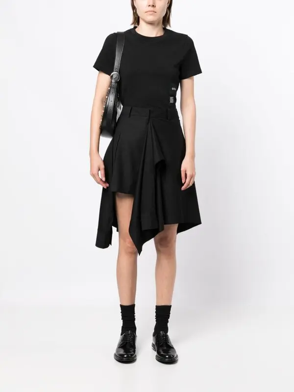 Goen.j Layered Asymmetric Skirt
